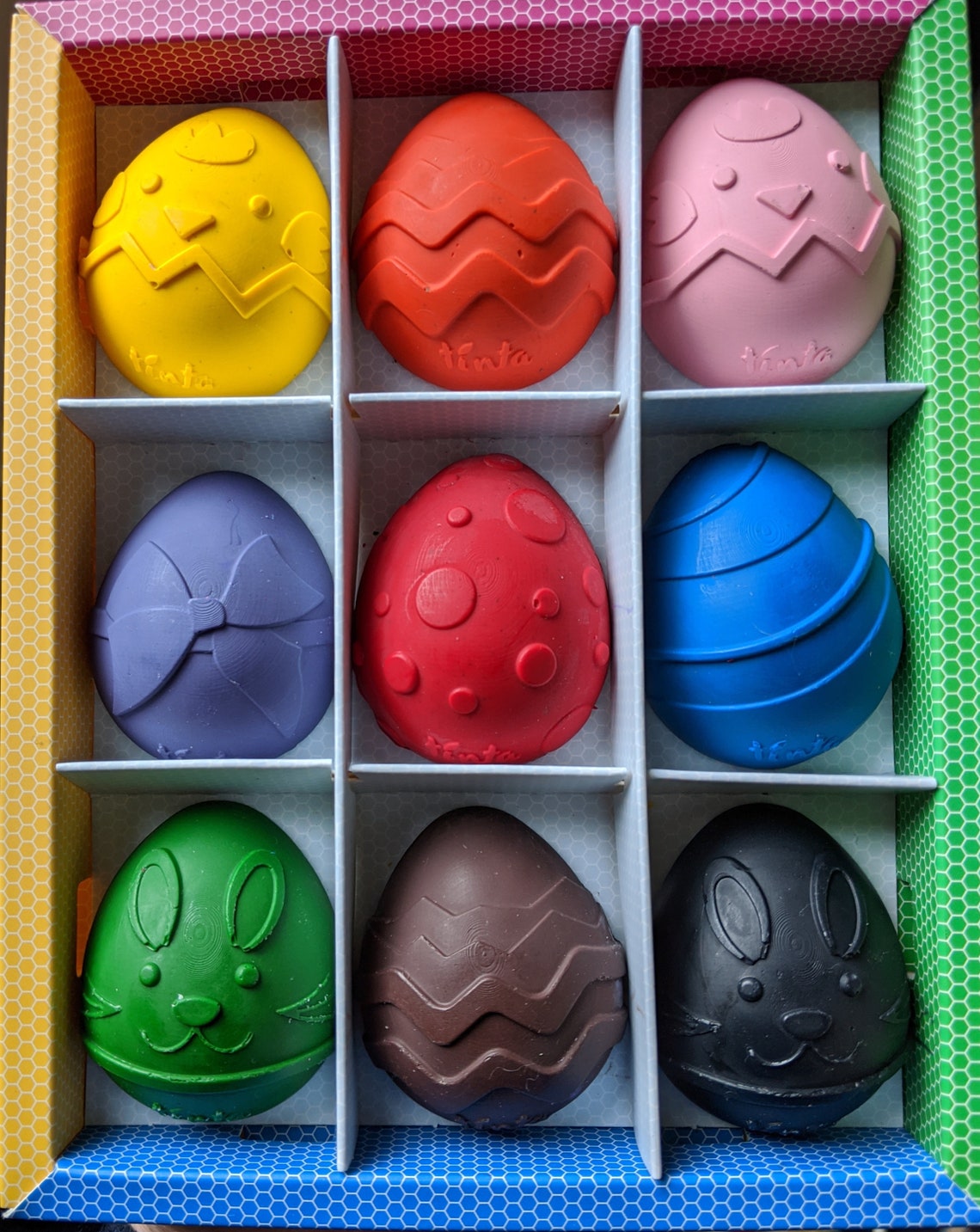 Easter Egg Crayons Beeswax Crayons Easter Gifts for Kid - Etsy