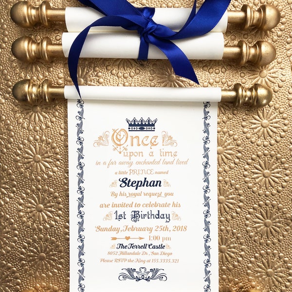 Scroll Invitation - Etsy