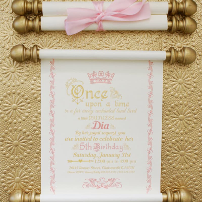 Scroll Invitations - Etsy