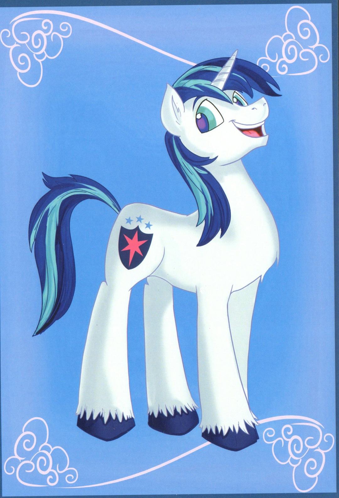 My Little Pony Shining Armor Character Print/ Physical/download - Etsy