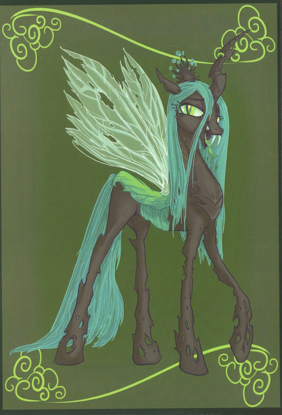 Queen Chrysalis Character Print - Etsy