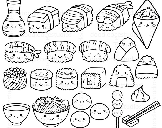 Kawaii Fast Food Clipart, Kawaii Fast Food Clipart, Cute Fast Food ...