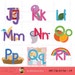 ABC Clipart Set, Alphabet Clip Art, ABC Clip Art, Stitched Alphabets, A ...