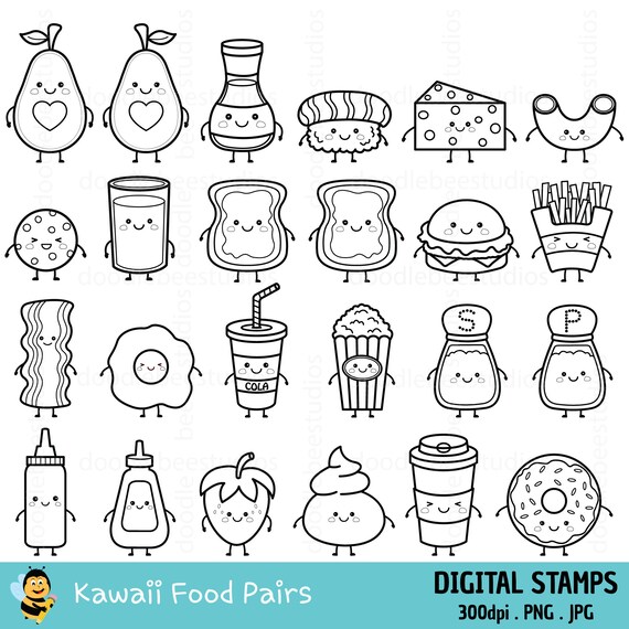 Art & Collectibles Friendship Best Friends Perfect Match Kawaii ...