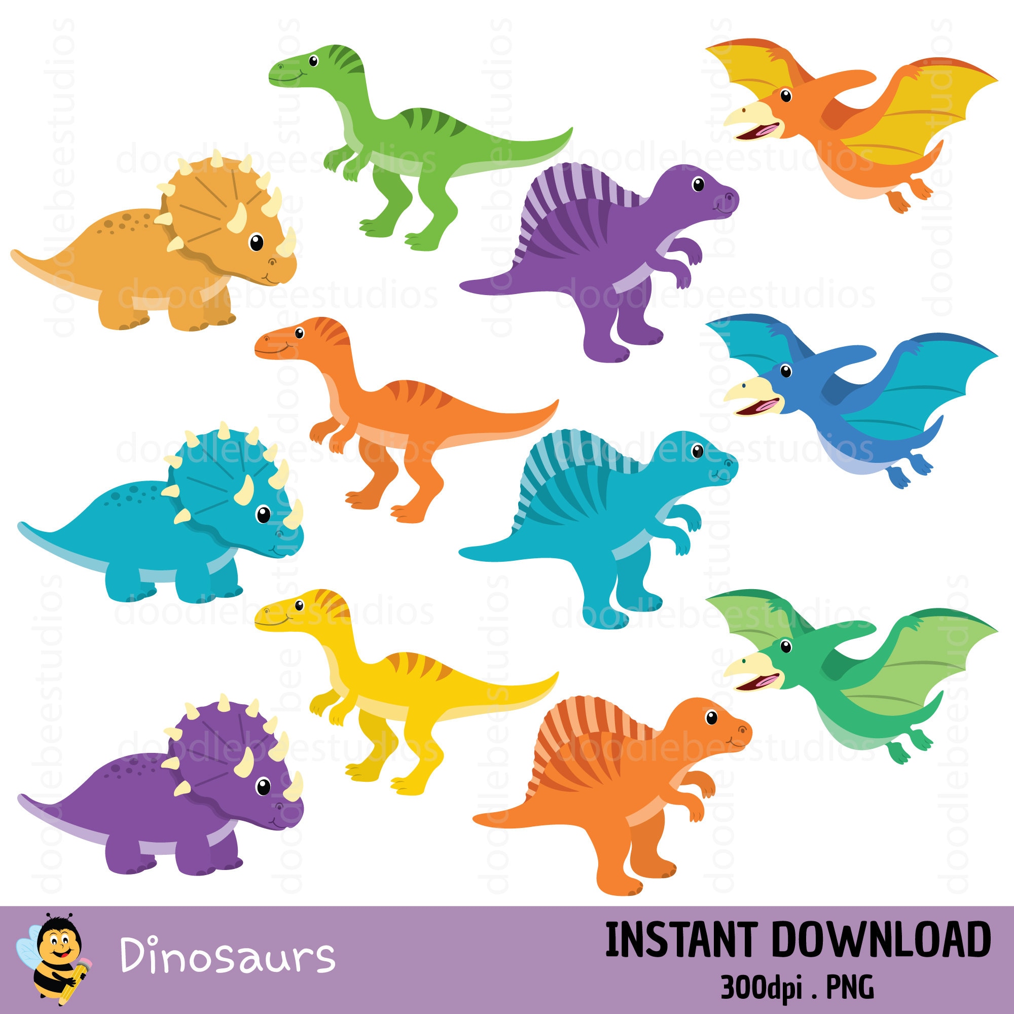 Dinosaur Clipart, Cute Dinosaurs, Dinosaurs Clipart, Dinosaur Clip Art ...