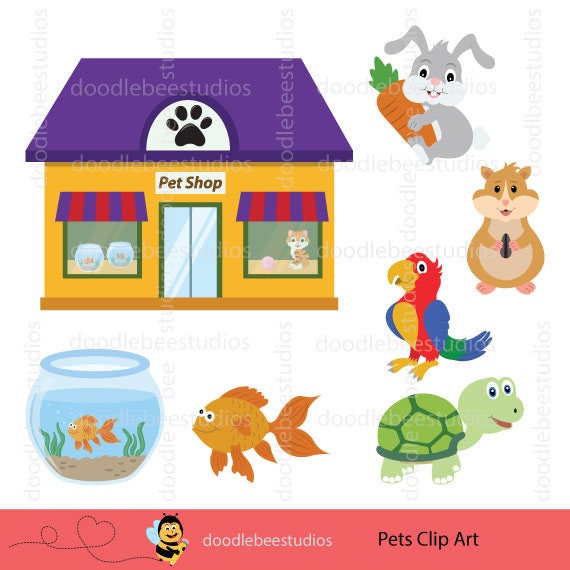 Pets Clipart, Pets Clip Art, Cute Pets Download, Digital Pets, Animals ...