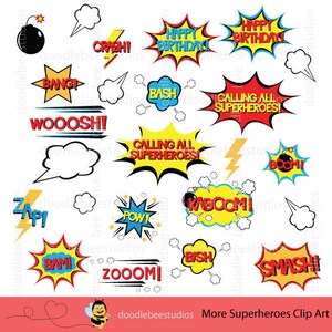 Boy Superheroes Clipart, Superhero Clip Art, Spiderman Clipart, the ...