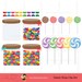 Sweet Shop Clip Art, Make Your Own Gumball Machine, Digital Candy ...