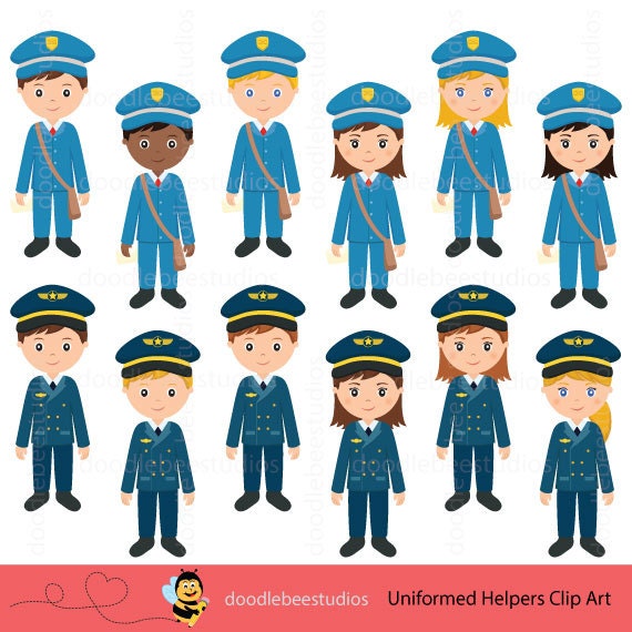 Community Helpers Clipart Community Clipartcareer Day - Etsy