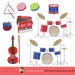 Colorful Musical Instruments Clipart, Kids Musical Instruments Clip Art ...