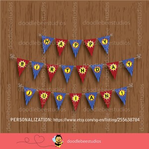 Superheroes Banner Printable Superhero Banner Superhero - Etsy