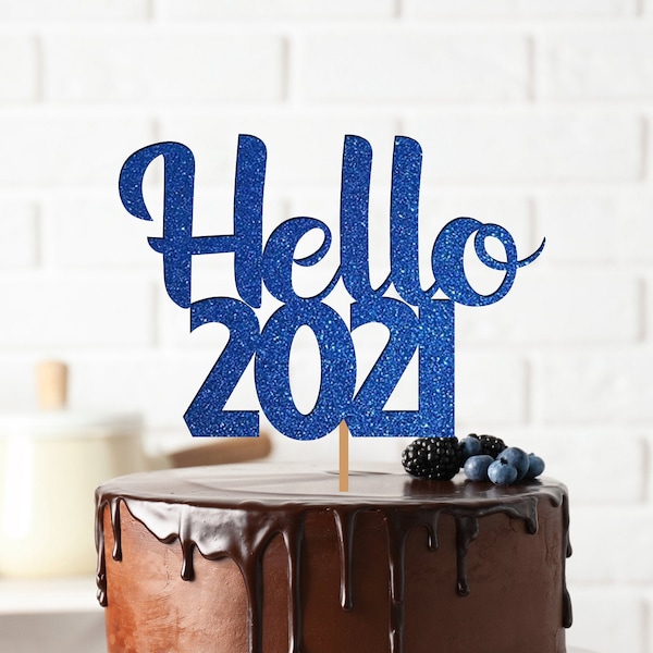 Hello 2024 Cake Topper - Etsy
