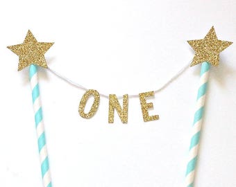 Happy One Month Cake Topper Baby Decorations Newborn Smash | Etsy