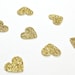 Gold Glitter Small Heart Confetti Party Decorations Wedding Table ...