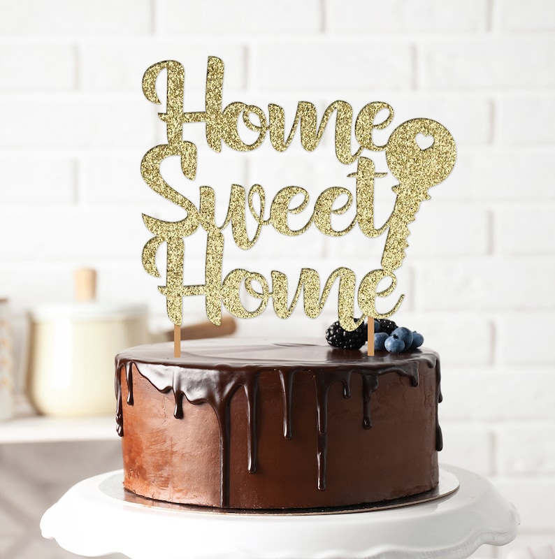Home Sweet Home Cake Topper New Home Gift Couple New Home - Etsy