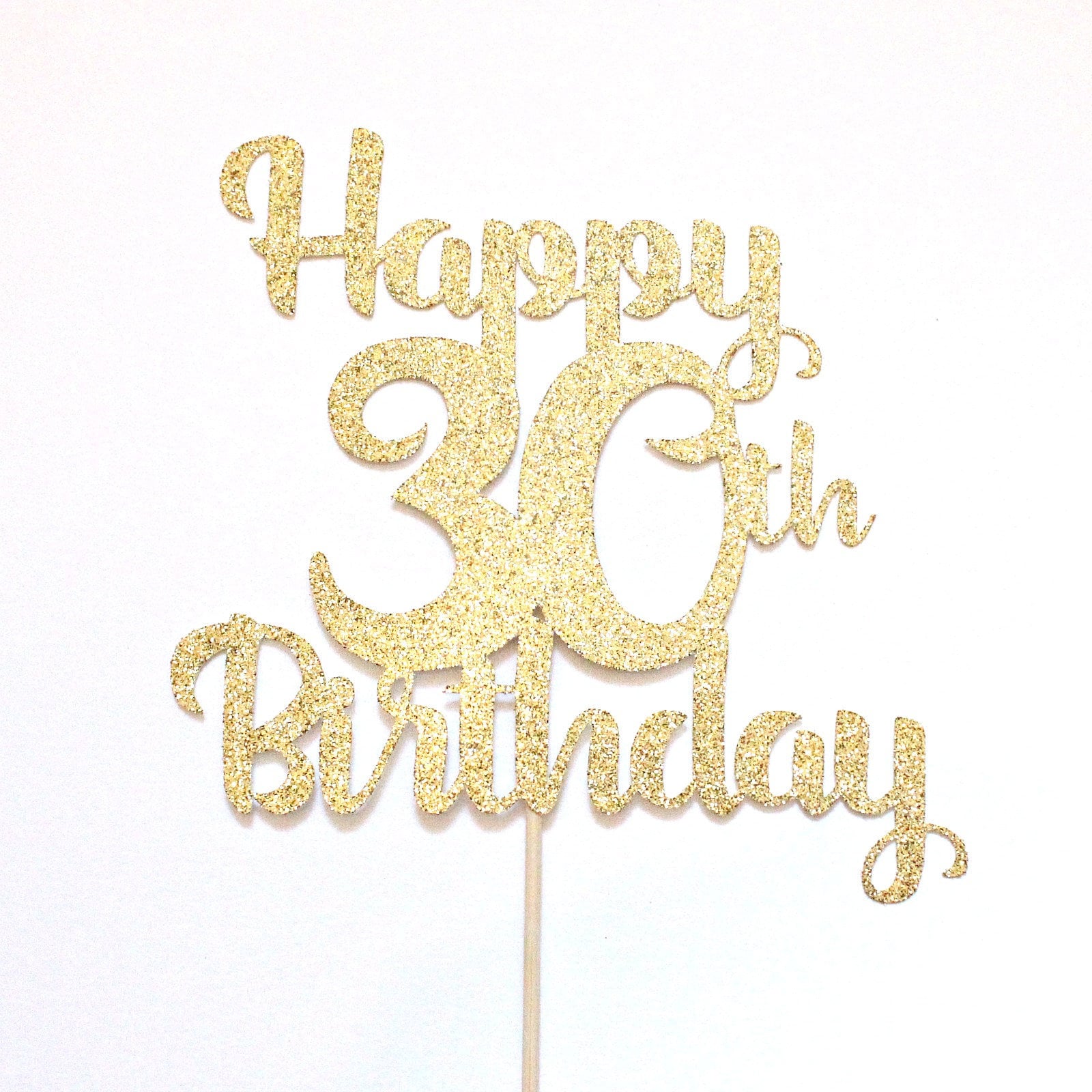 Happy 30th Birthday Cake Topper Birthday Cake Topper 18th 21st - Etsy UK