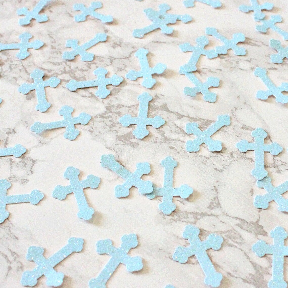 Cross Confetti Baptism Decorations Christening Cross First Communion ...