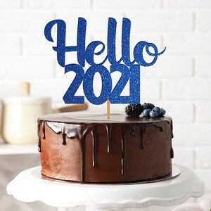 Hello 2024 Cake Topper New Years Eve Cake Topper 2024 - Etsy