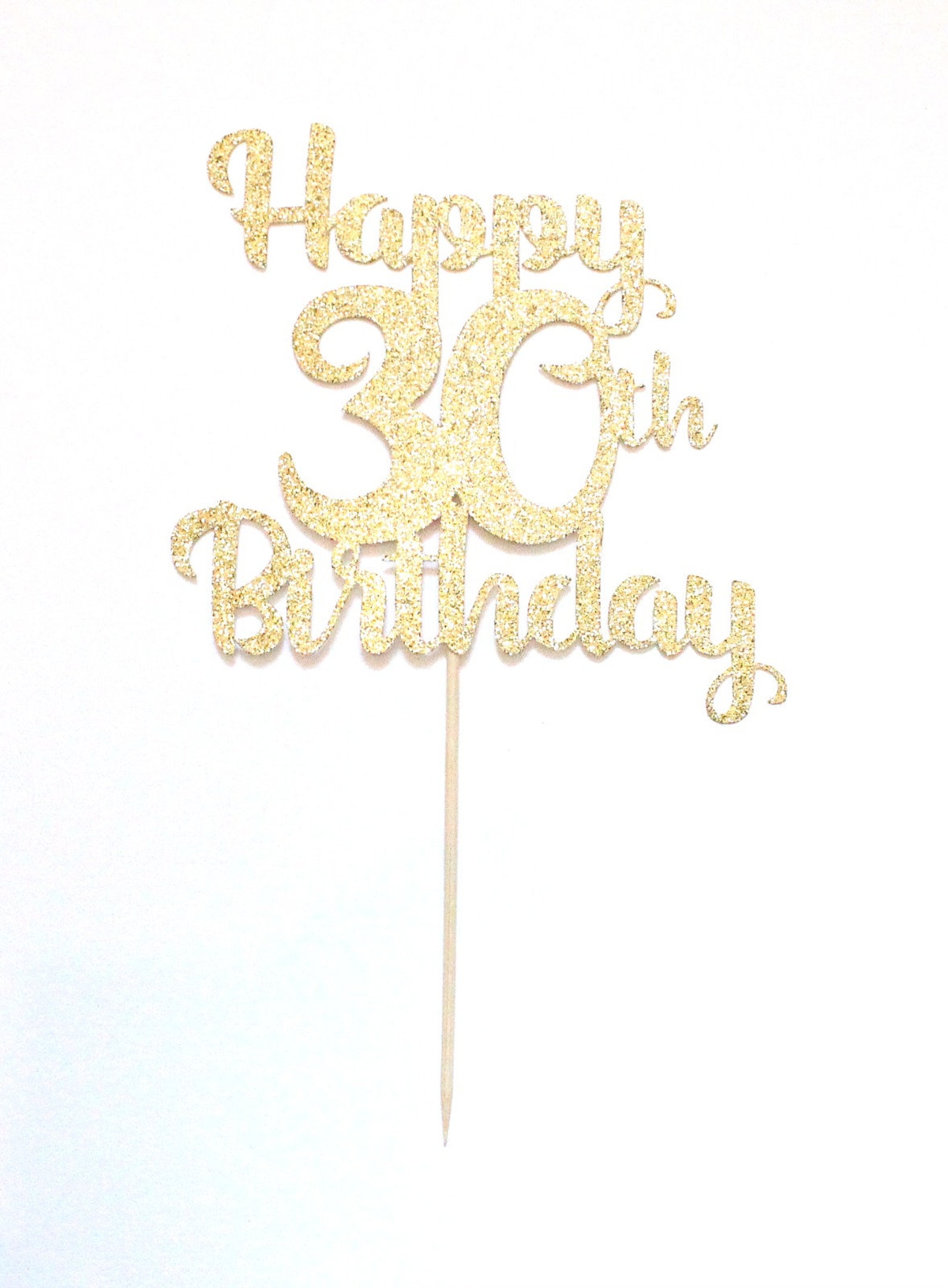 Happy 30th Birthday Cake Topper Birthday Cake Topper 18th 21st - Etsy