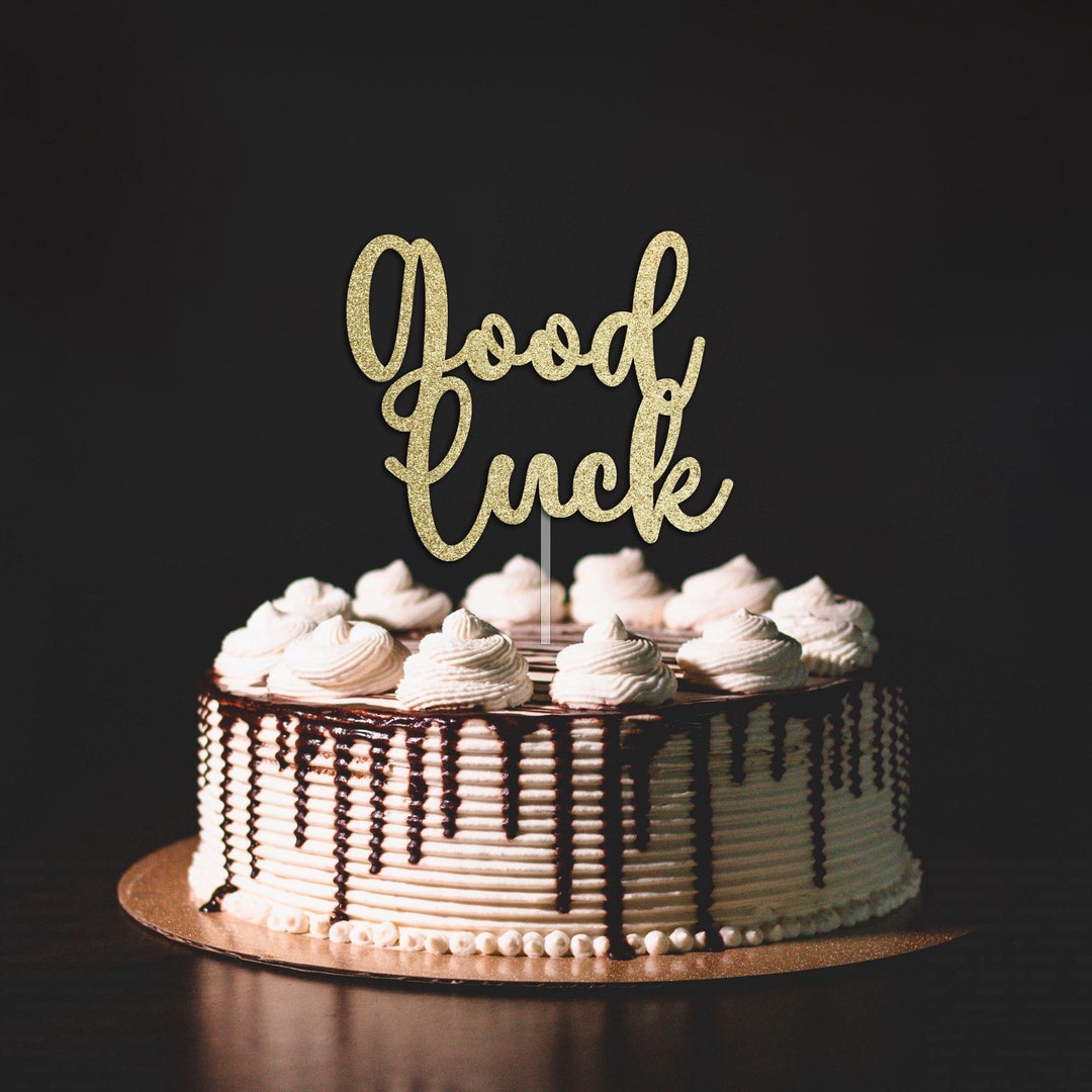 Good Luck Cake Topper New Home Gift Couple New Home House Warming Gift ...