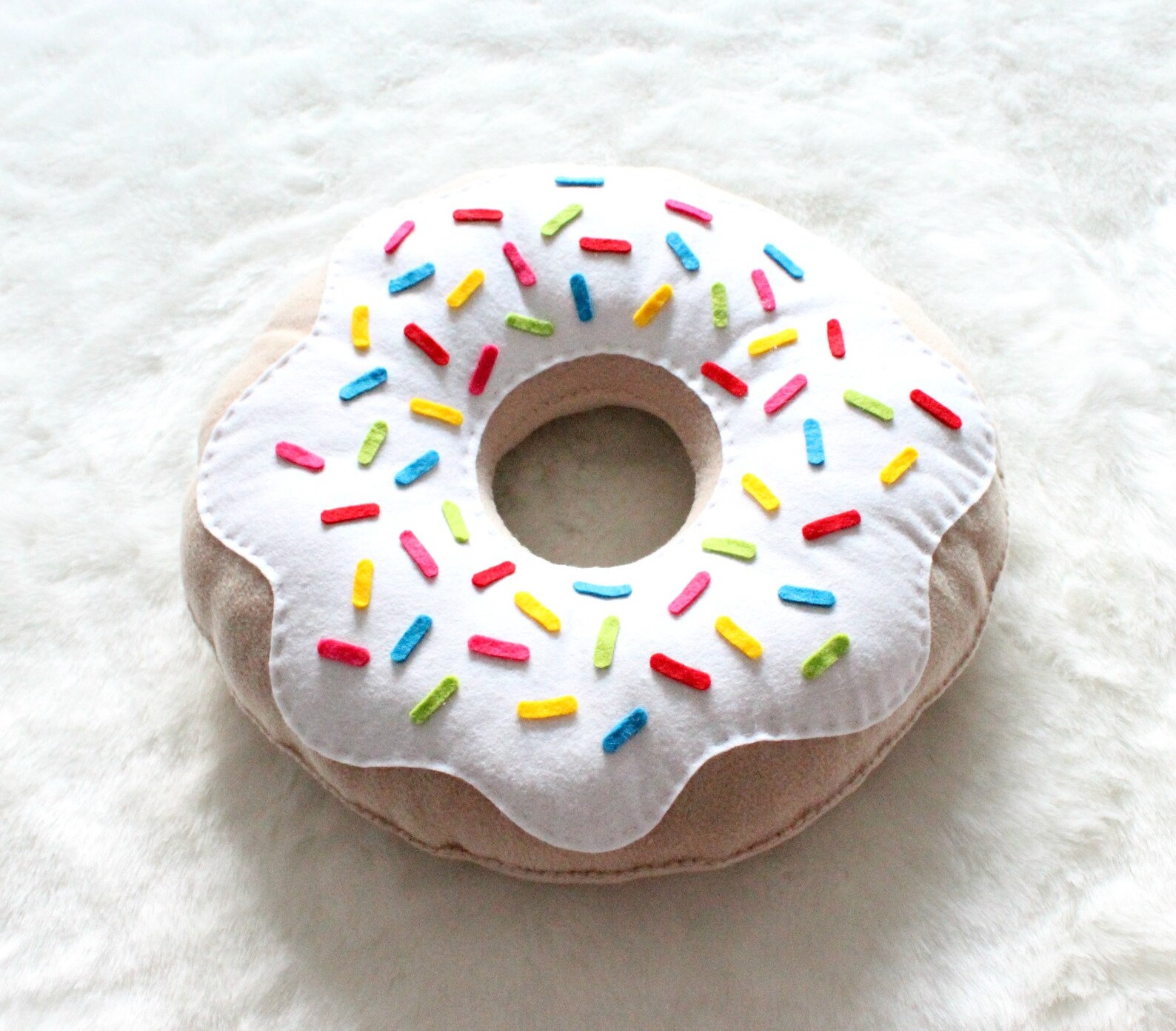 Donut Pillow Cute Doughnut Pillow Cushion Pillow Gift Children's Pillow ...