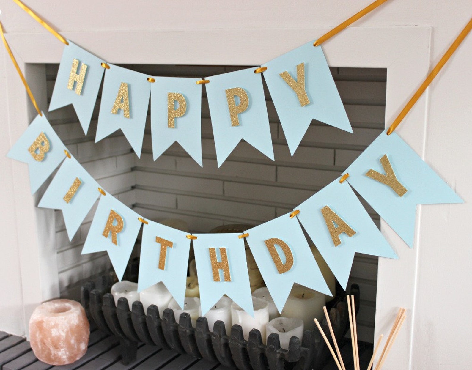 Happy Birthday Banner Birthday Decorations Signs Birthday Gift | Etsy