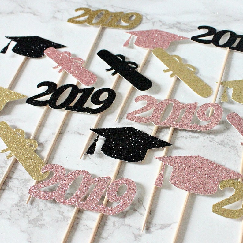 Graduation Cupcake Toppers Graduation Cake Topper Graduation - Etsy