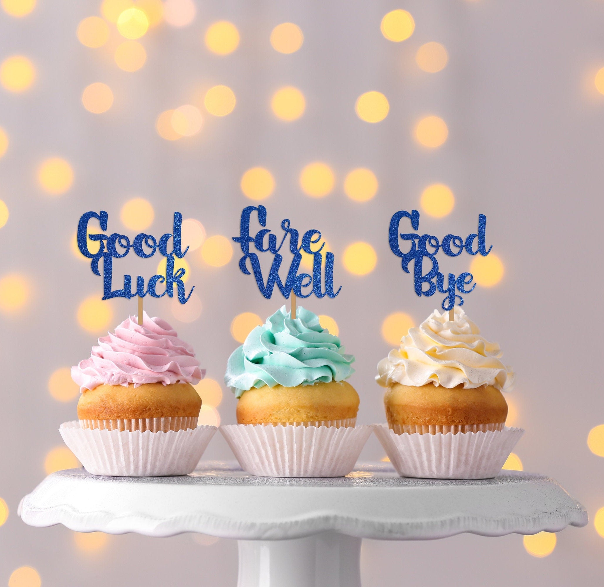 Good Luck Fare Well Good Bye Cake Toppers New Home Gift Couple - Etsy