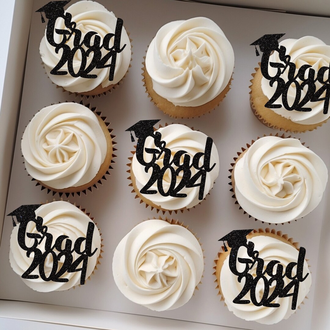 Graduation Cupcake Toppers, Graduation 2025, Graduation Gift for Him ...