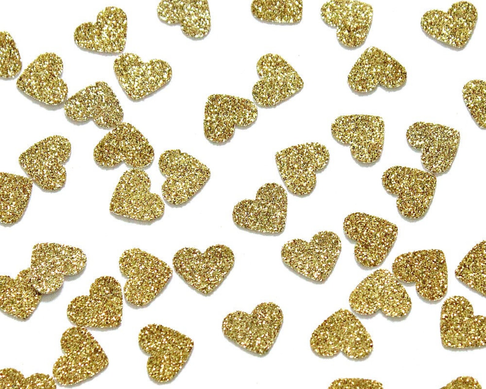 Gold Glitter Small Heart Confetti Party Decorations Wedding - Etsy UK