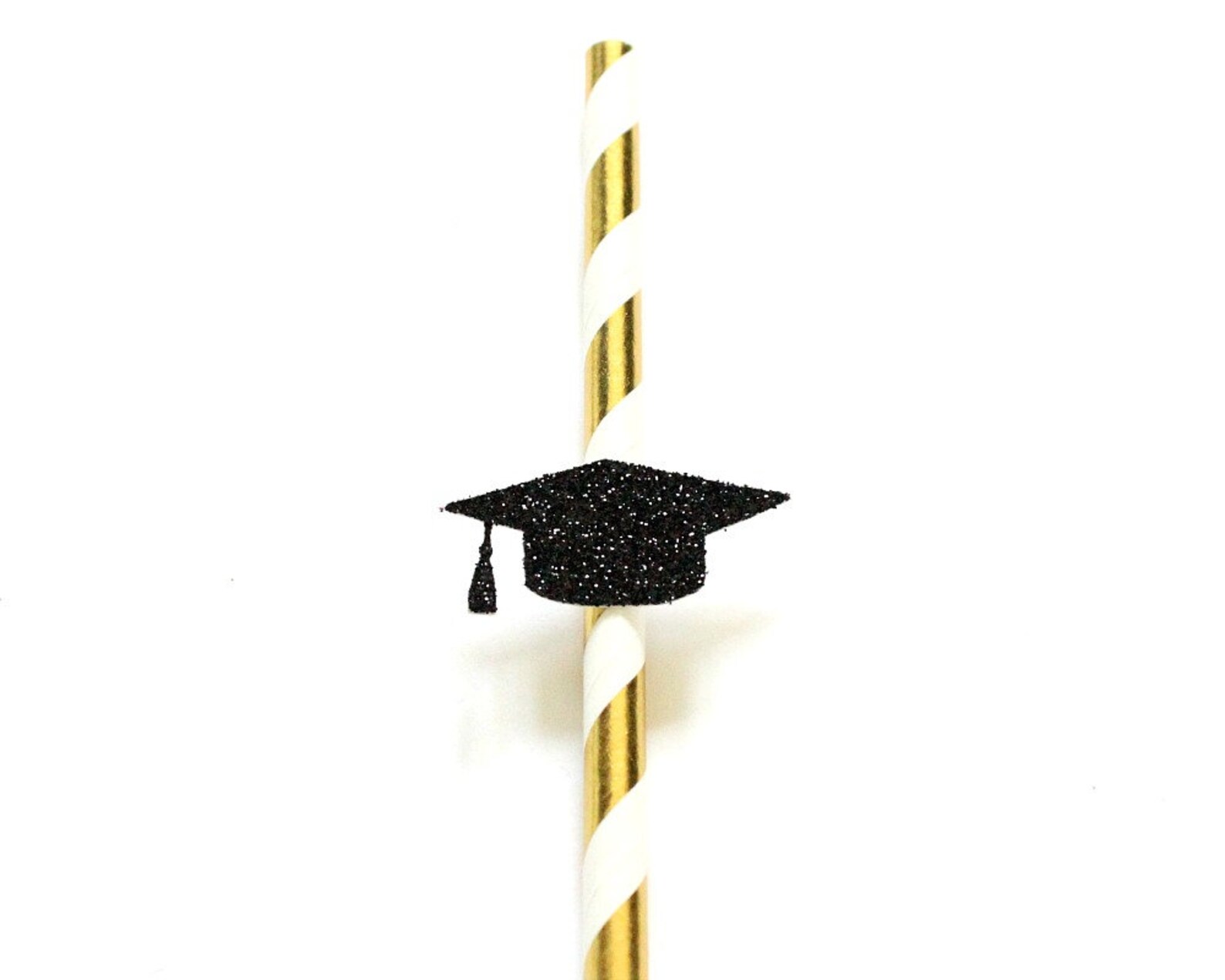 10 Glitter Graduation Straws Graduation Gift for Him | Etsy