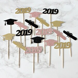 Graduation Cupcake Toppers, Graduation Cake Topper, Graduation Gift for ...