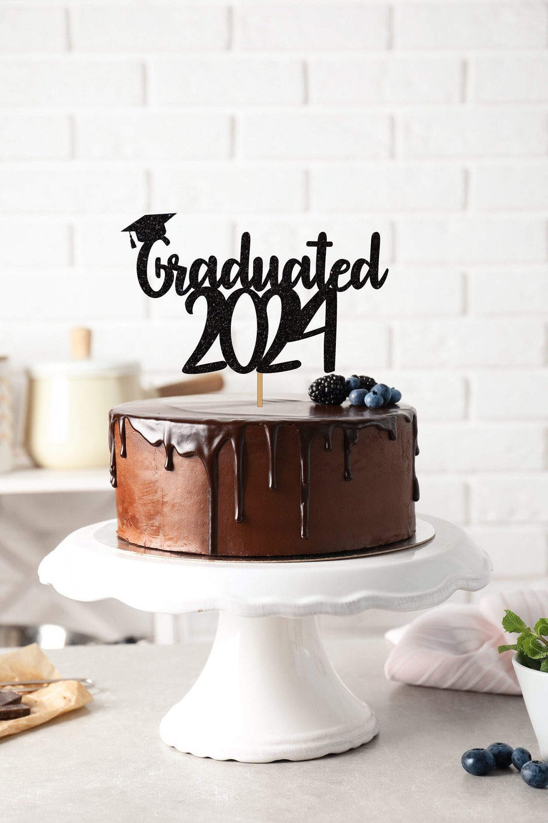 Graduated 2025 Graduation Cake Topper, Graduation Cake Topper, High ...