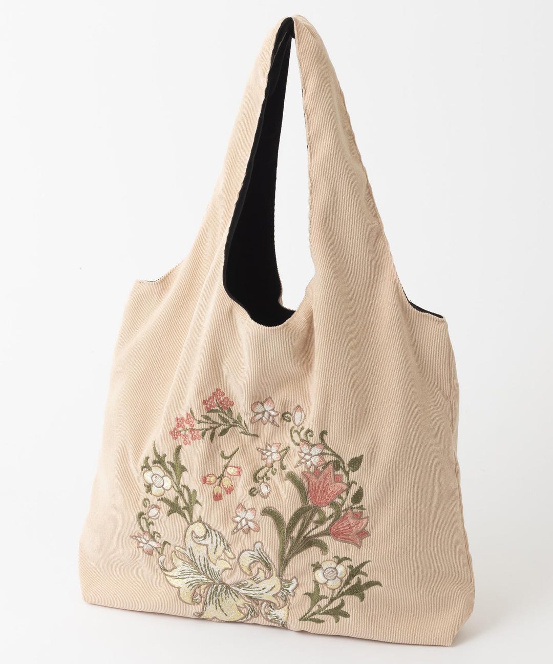 William Morris Pattern 3D Embroidered Tote Bag 60 X 40 Cm Japanese Zakka C. Beige - Etsy