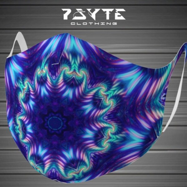 Psychedelic Mask - Etsy