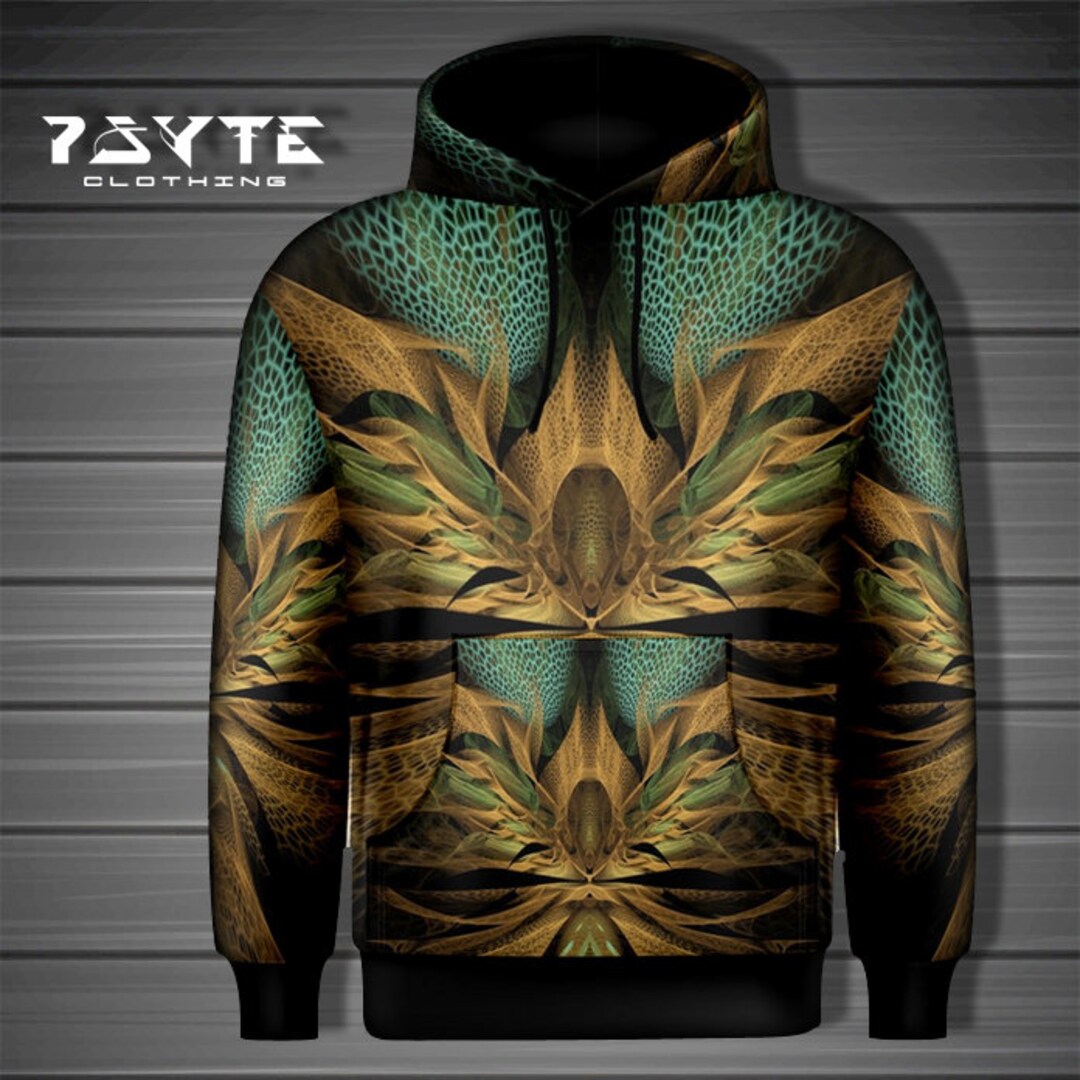 Festival Hoodie, Elven Clothing, Mycelium, Festival Clothing ...