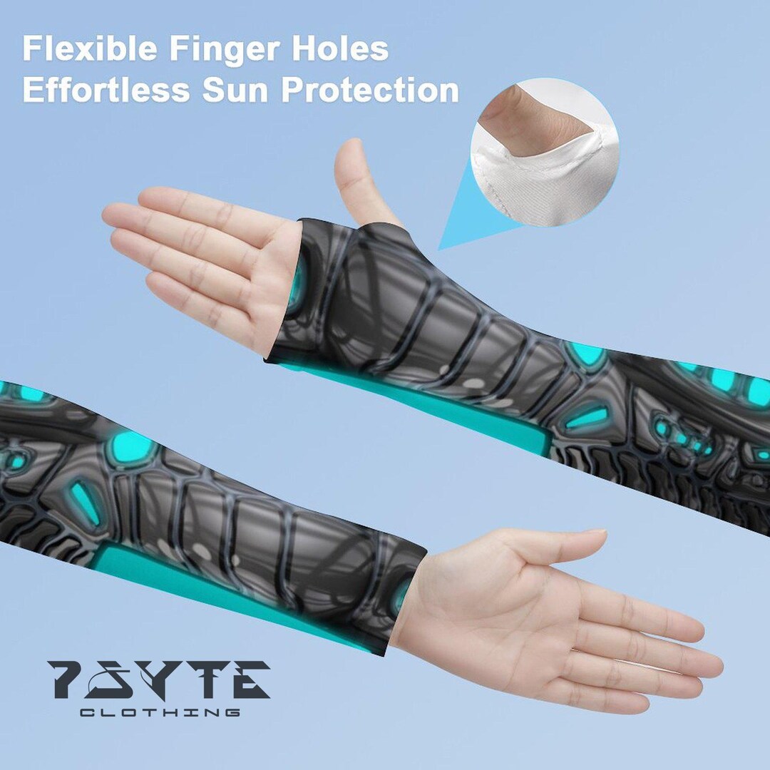 Cyberpunk Arm Sleeves, Arm Warmers, Sci Fi Arm Covers, Gothic Clothing ...