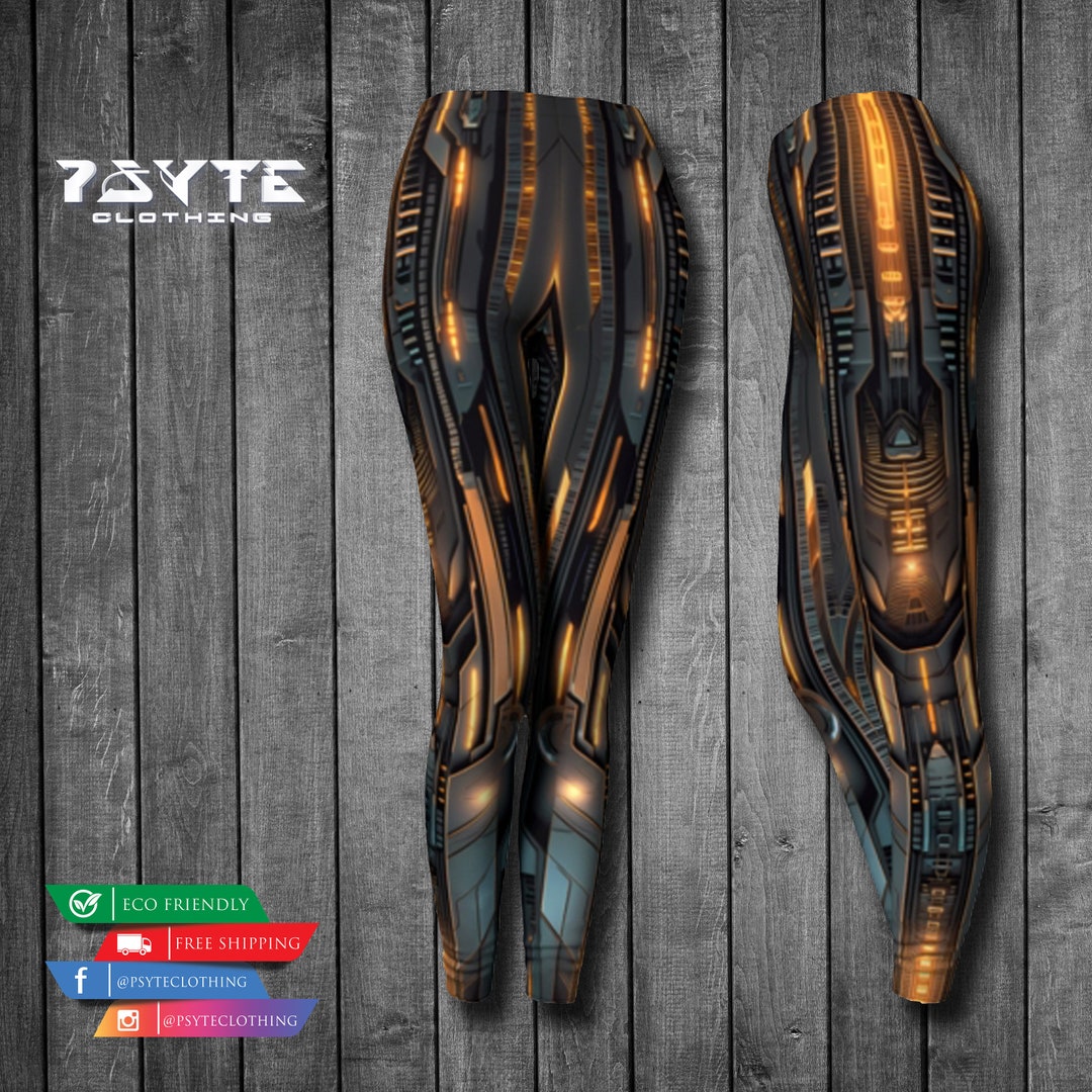 Cyberpunk Leggings, Cyberpunk Clothing, Sci Fi Cosplay Leggings ...