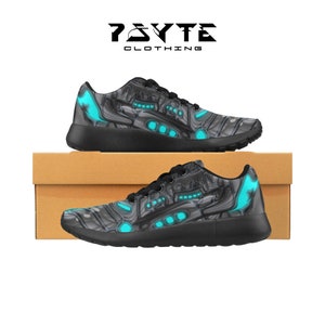 Cyberpunk Running Shoes, Cyberpunk Sneakers, Sci Fi Joggers, Futuristic ...