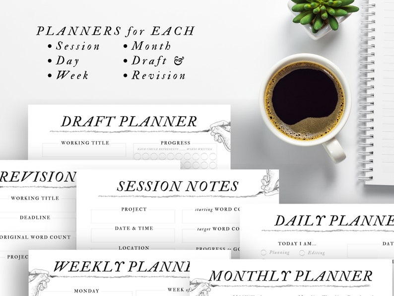 Novel Writing Planning Worksheets - Etsy