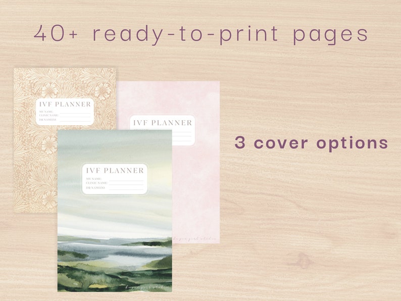 Downloadable IVF Planner & Fertility Journal - Etsy