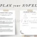 Write a Novel in 30 Days | DOWNLOADABLE Workbook for Nanowrimo - Etsy