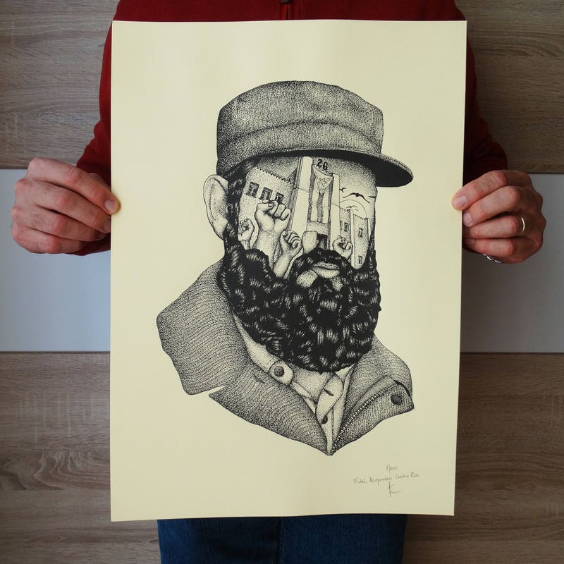 Fidel Castro - Etsy