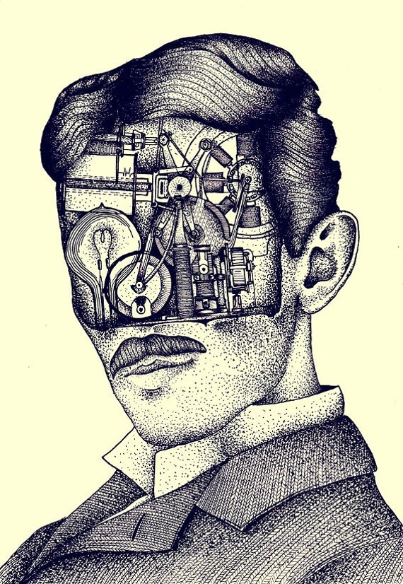 Nikola Tesla Art