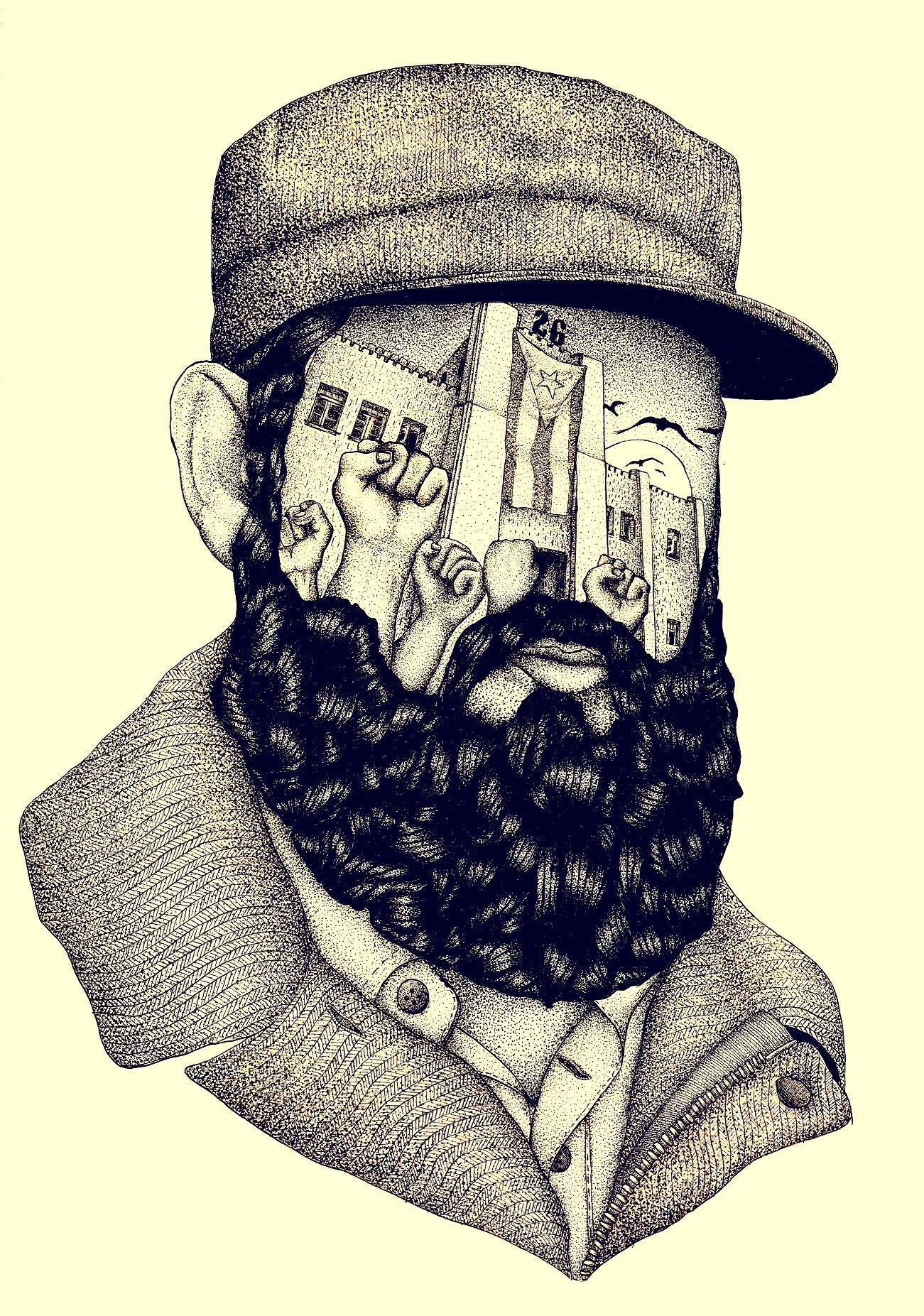 Fidel Castro Art Print / Large Art Print / Wall Art Prints / - Etsy