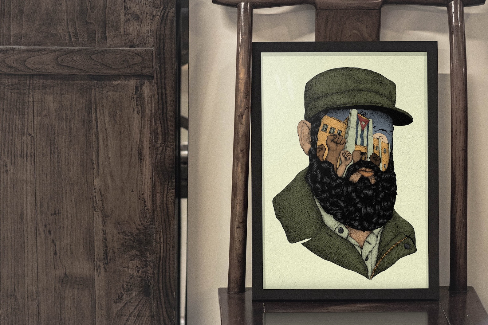 Fidel Castro Art Print / Large Art Print / Wall Art Prints / - Etsy