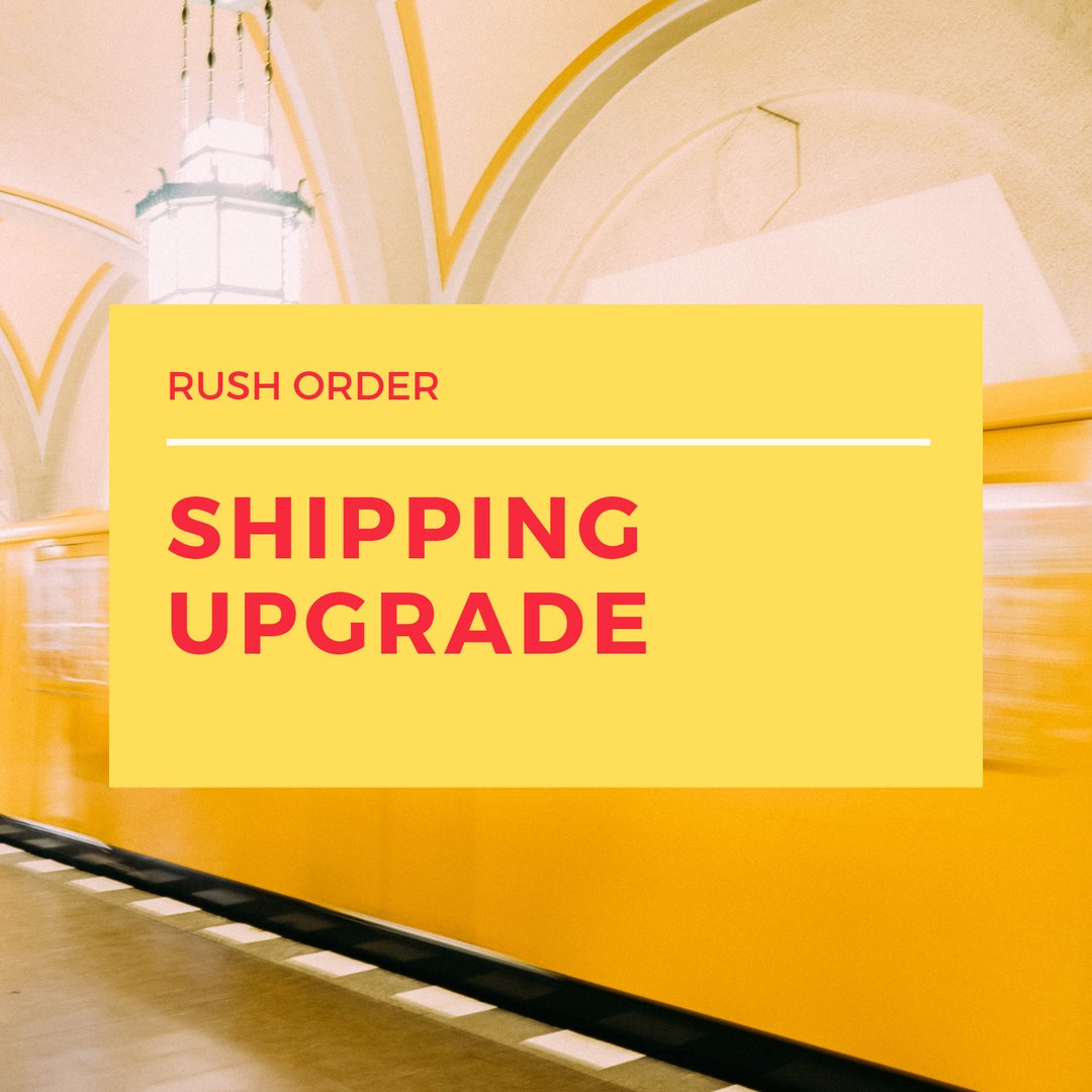 Rush Order, Express Shipping Upgrade, UPS - Etsy