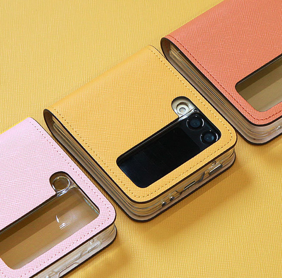 Motimo Saffiano Z Flip 3, Z Flip 4, Z Flip 5, Z Flip 6 Leather Case ...