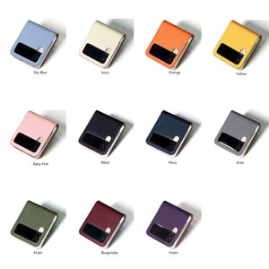 Motimo Saffiano Z Flip 3, Z Flip 4, Z Flip 5, Z Flip 6 Leather Case ...