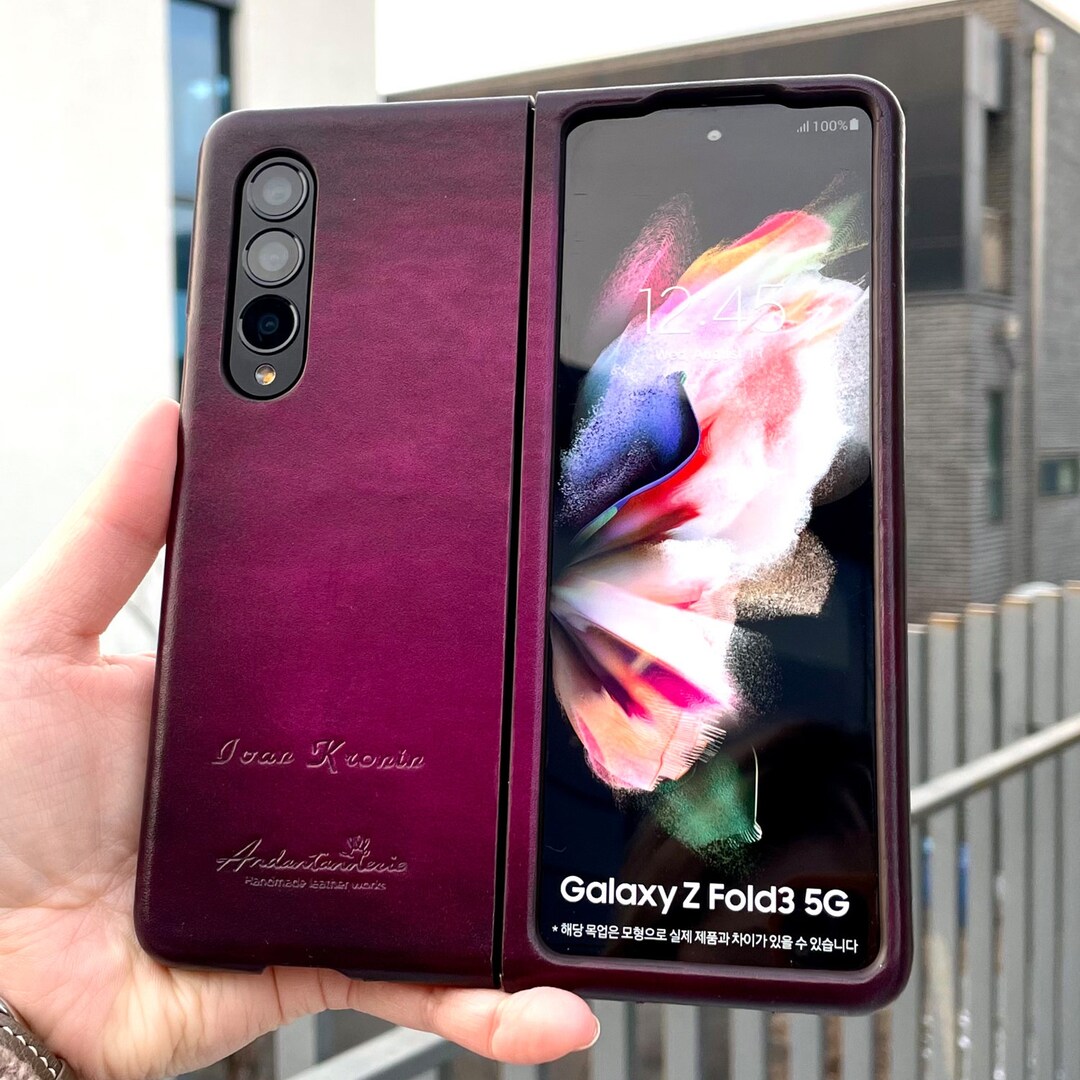 Minute Touch Custom Leather Cover Case for Samsung Galaxy Z Fold 4, Z ...